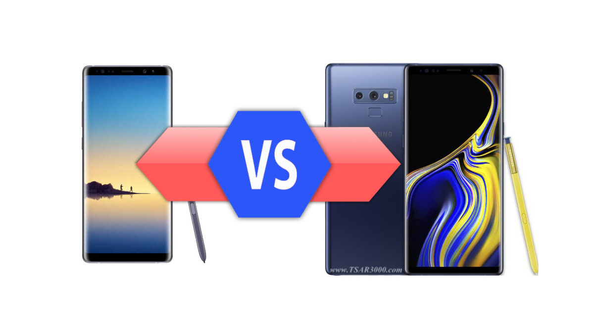 Compare Samsung Galaxy Note8 vs Galaxy Note9 Specs - Tsar3000