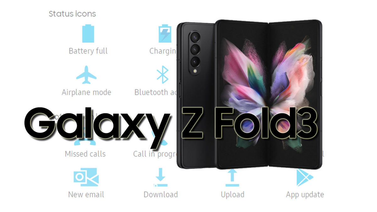 Samsung Galaxy Z Fold3 5G Status Bar and Notification Icons Meaning ...