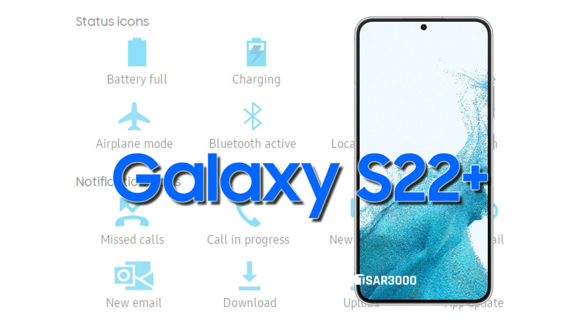 Samsung Galaxy S22 Plus Status Bar and Notification Icons Meaning ...