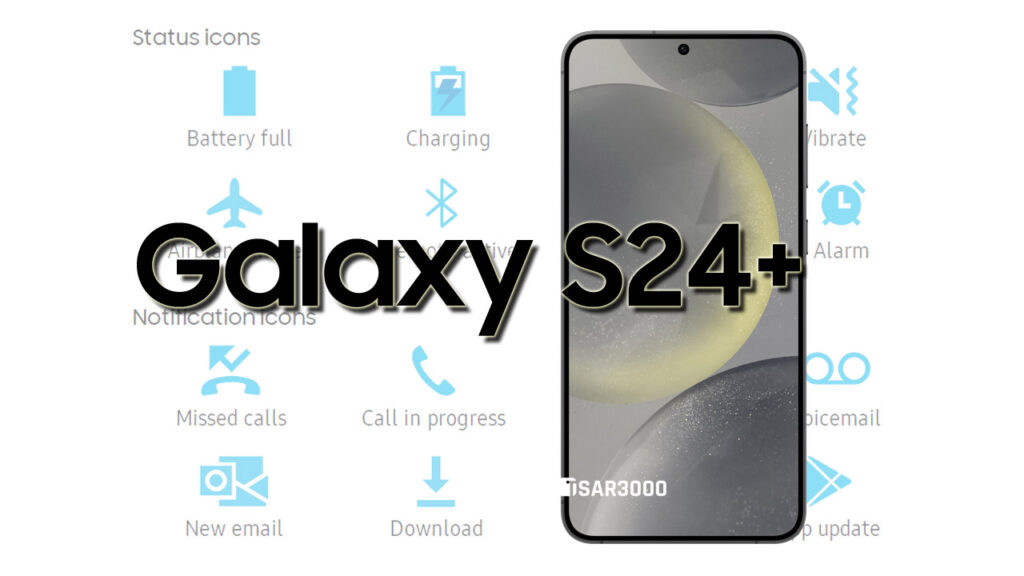 Samsung Galaxy S24 Plus Status Bar and Notification Icons Meaning ...