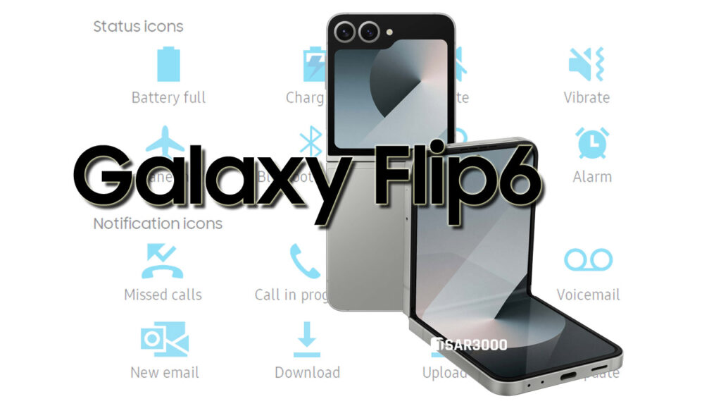 Samsung Galaxy Z Flip6 Status Bar and Notification Icons Meaning - Tsar3000